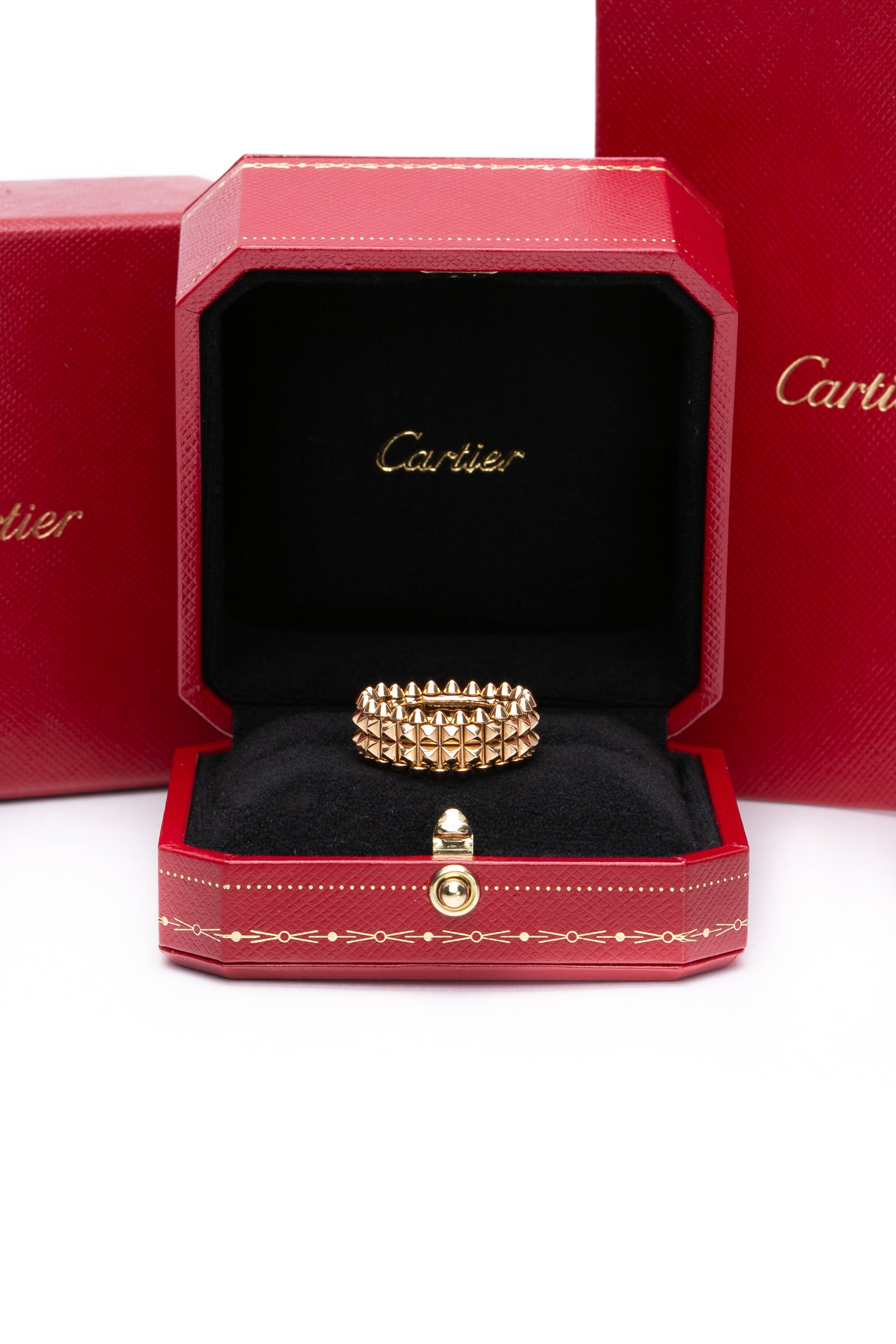 CARTIER 18K Pink Gold Clash De Cartier Ring 57 US 8 – Luxury Labels