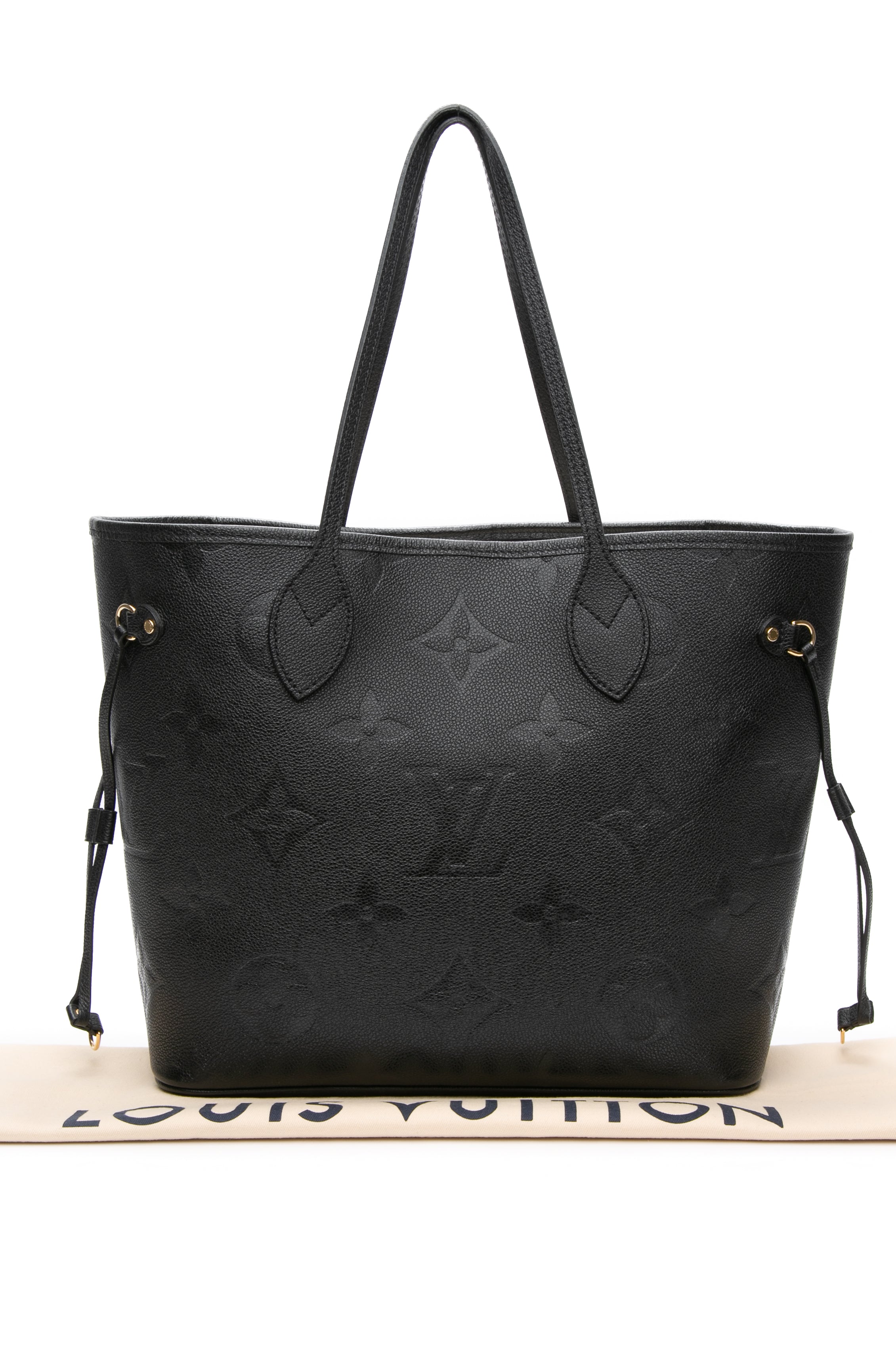 LOUIS VUITTON Black Empreinte Neverfull MM – Luxury Labels